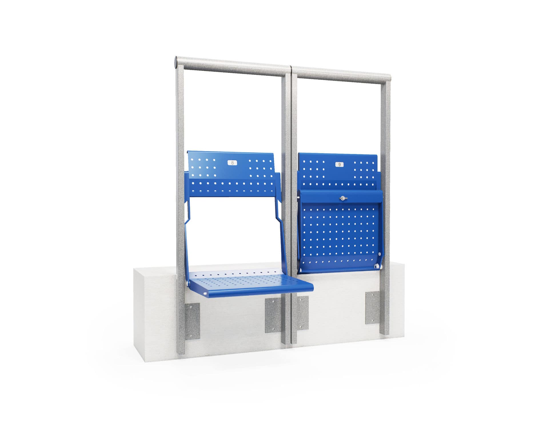 Retractable stadium seating - RailSeat One - FERCO SEATING SYSTEMS M ...