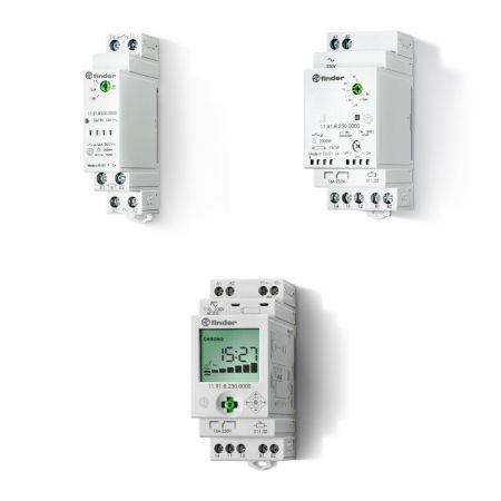 Modular light dependant relay - 11 - FINDER S.p.A - DIN rail