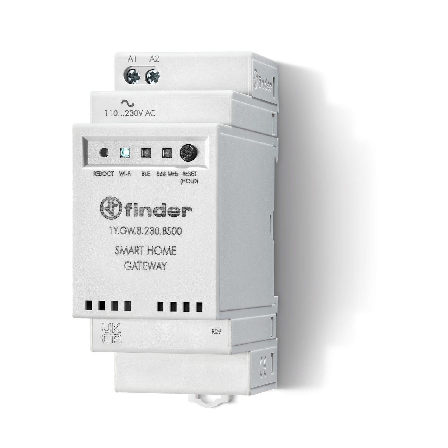 Gateway interface module - Tipo 1Y.GW - FINDER S.p.A - DIN rail / for ...