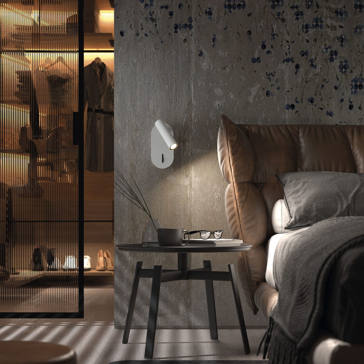 Contemporary wall light - 704B-L0103B-01 - Novolux Lighting - indoor ...