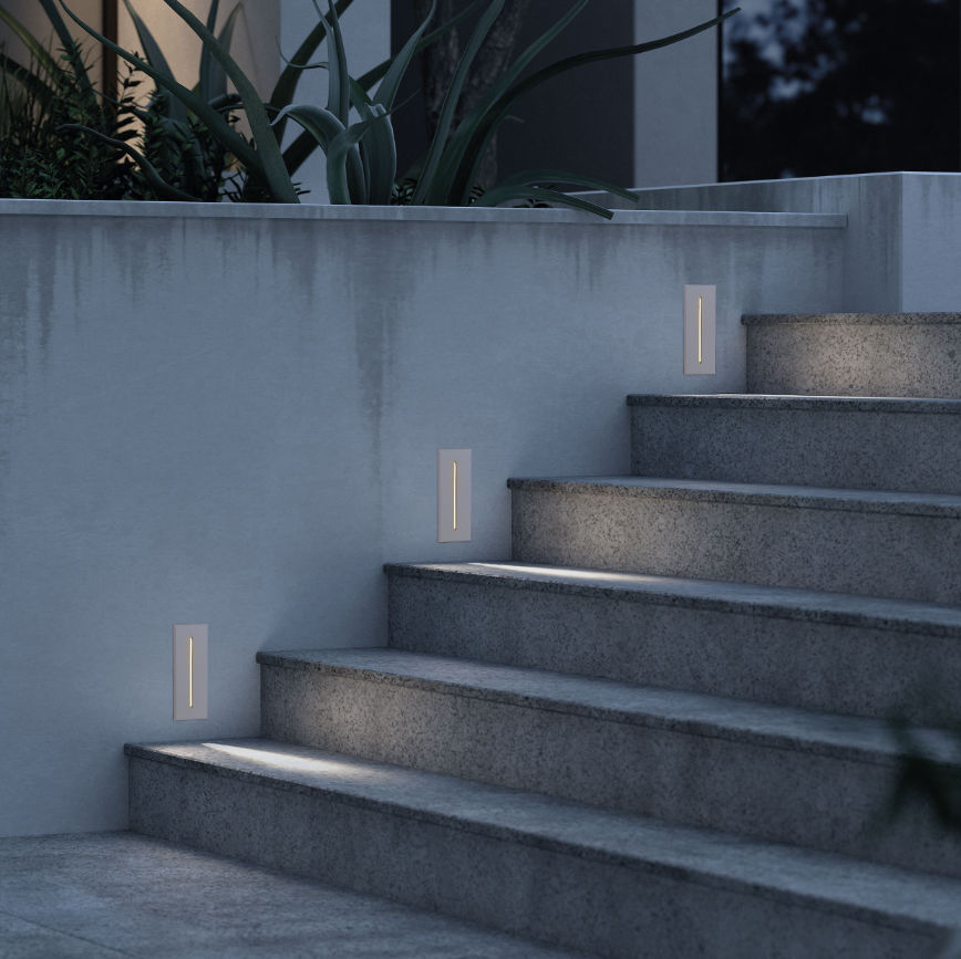Contemporary wall light - LINE - Novolux Lighting - outdoor / aluminum ...