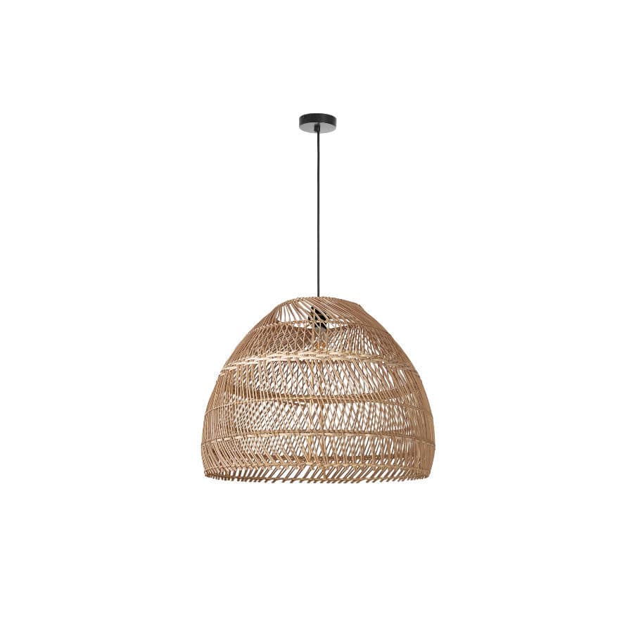 Pendant lamp - VIETNAM S - Novolux Lighting - steel / wicker / natural ...