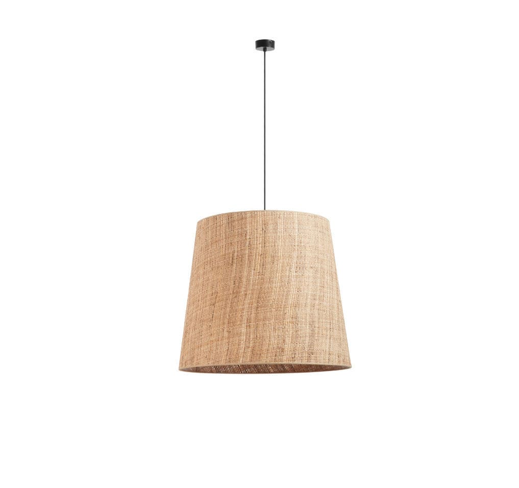 Pendant lamp - THAIS L - Novolux Lighting - steel / natural fiber ...