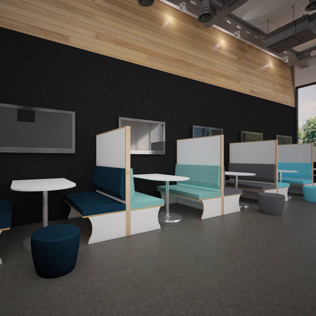 Contemporary bench - O'ZONE - Ocee Design - wooden / double-sided