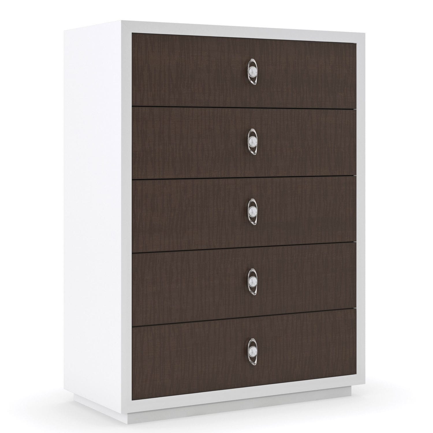 Contemporary chest of drawers - HIGH CONTRAST - CARACOLE - metal ...