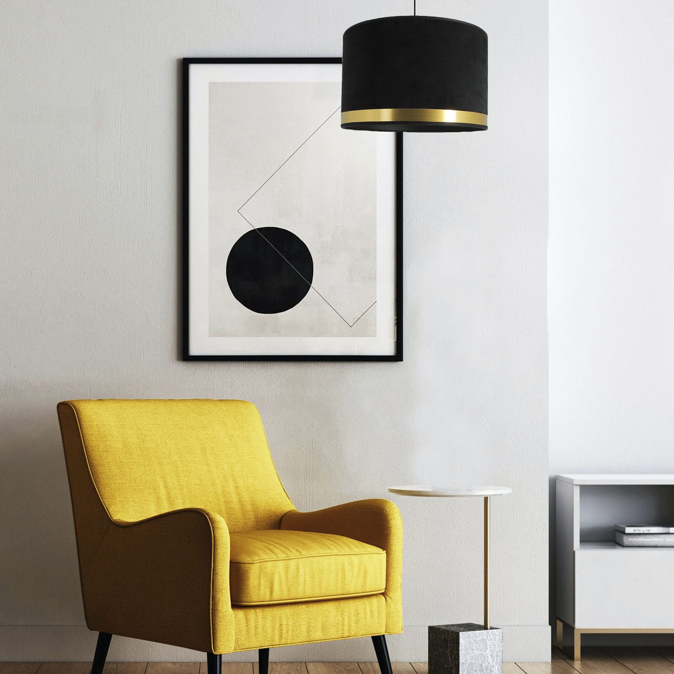 Pendant lamp - METROPOLIGHT - fabric / velvet / PVC