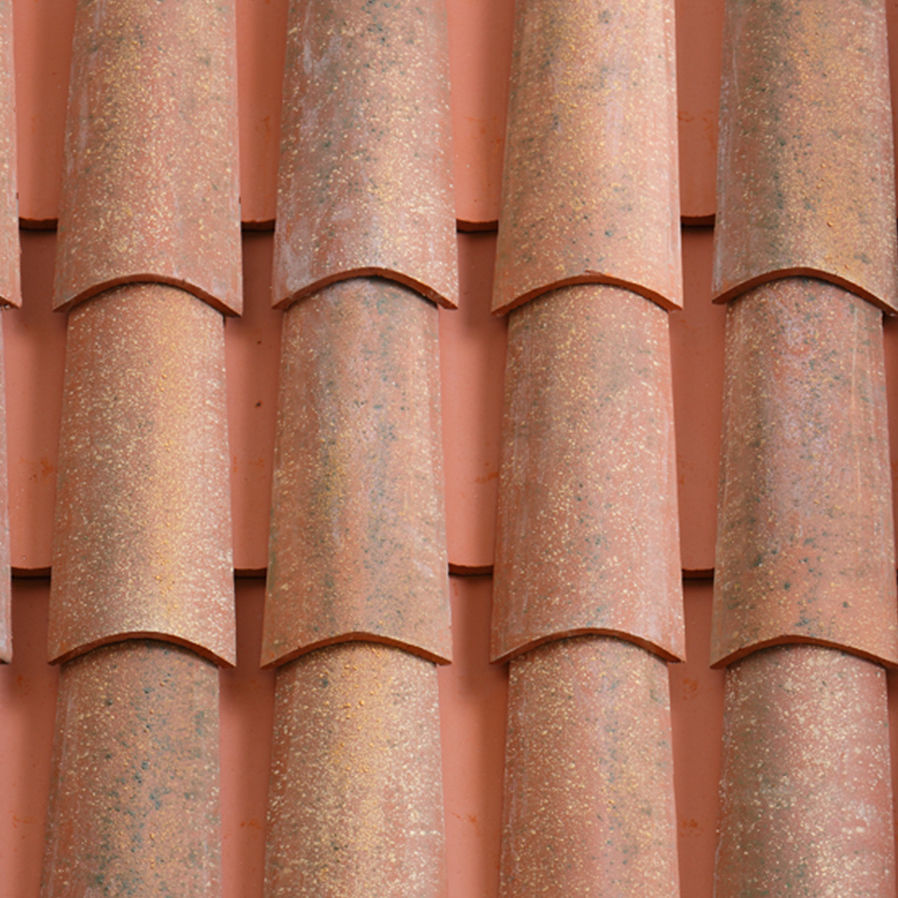 Curved barrel roof tile - LINEA ROSSA SMERALDA - Fornace laterizi ...