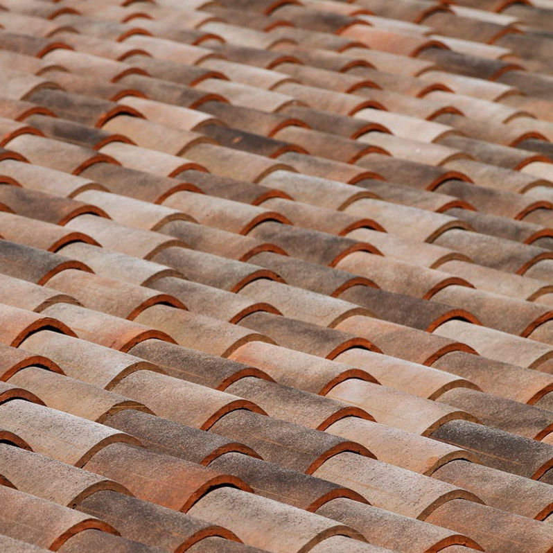 Cap barrel roof tile - LINEA ROSSA - Fornace laterizi Vardanega Isidoro ...