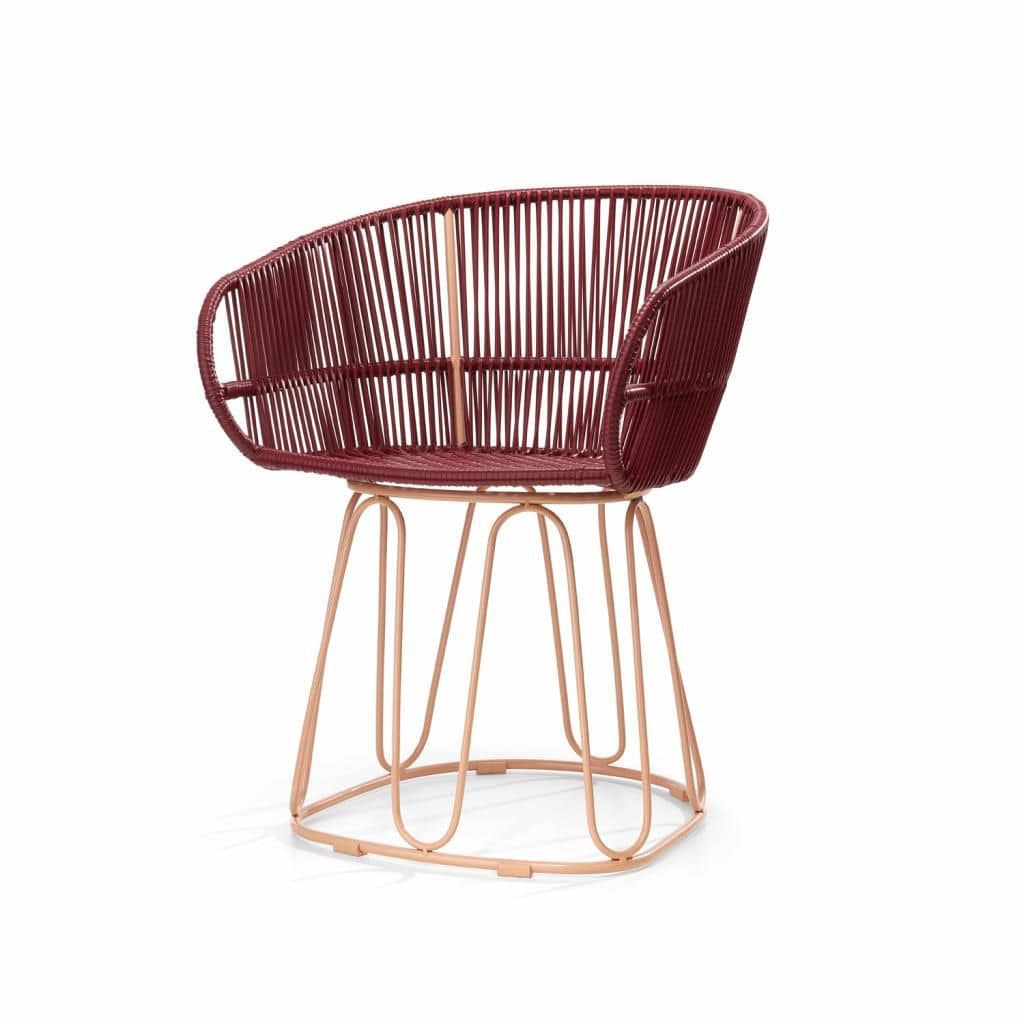 Contemporary dining chair - CIRCO - ames - outdoor / indoor / steel