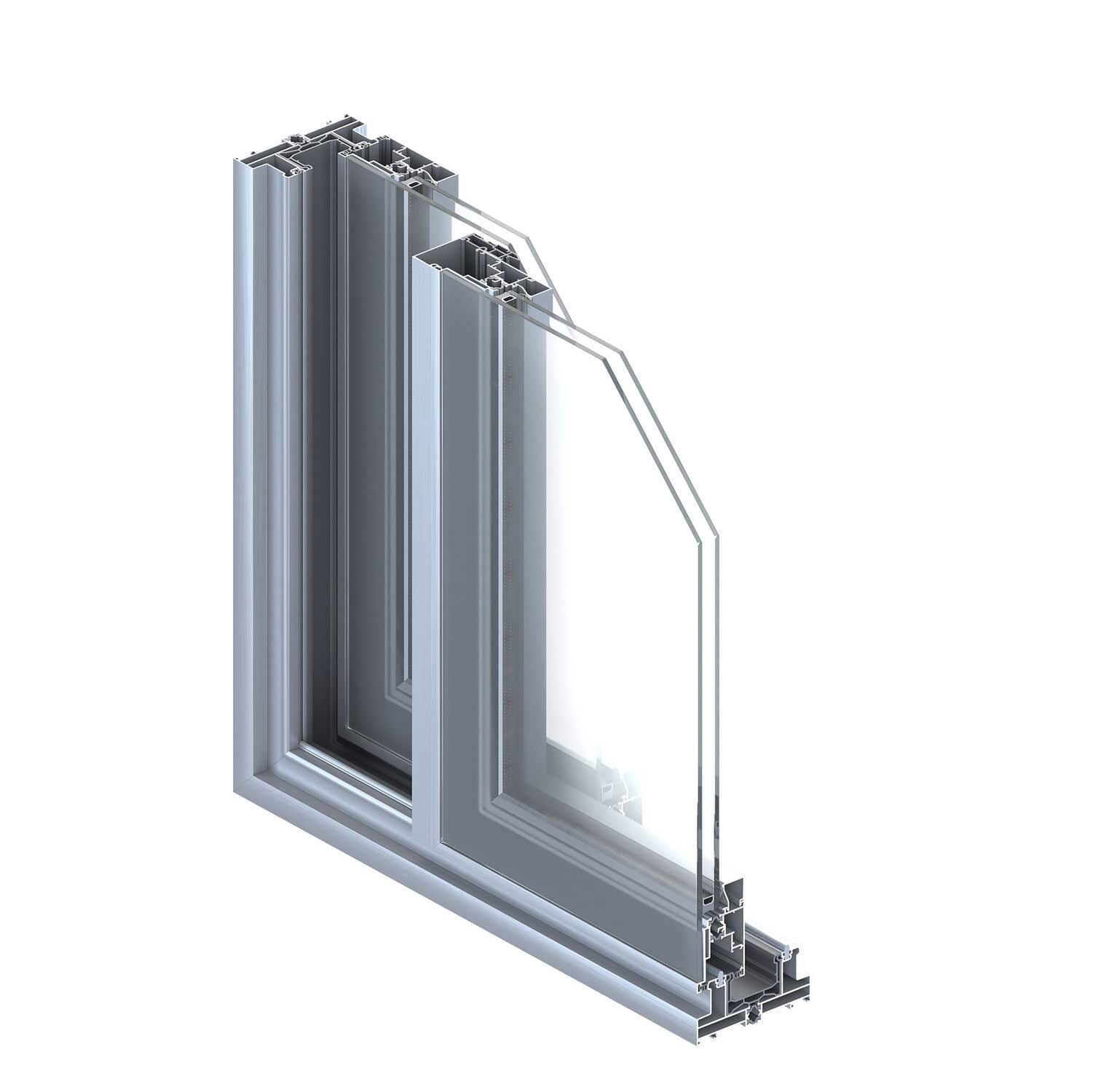 Aluminum sliding system - S 50 CV1 - INTERAL CUHADAROGLU METAL SANAYI ...