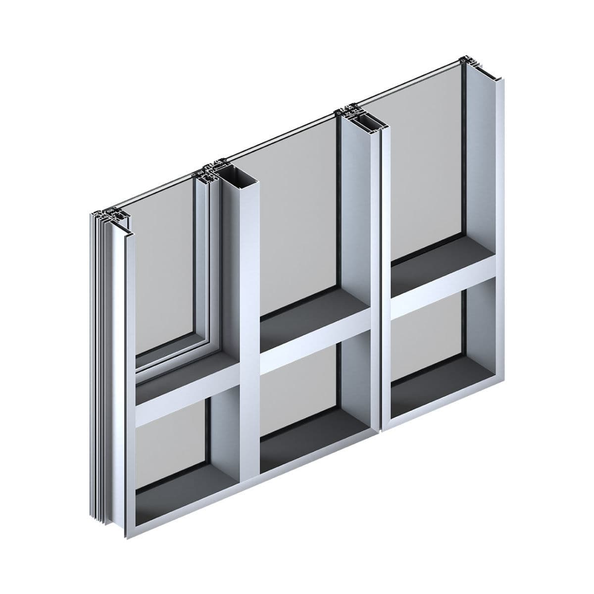 Unitized system curtain wall - UCW 72 CC - INTERAL CUHADAROGLU METAL ...