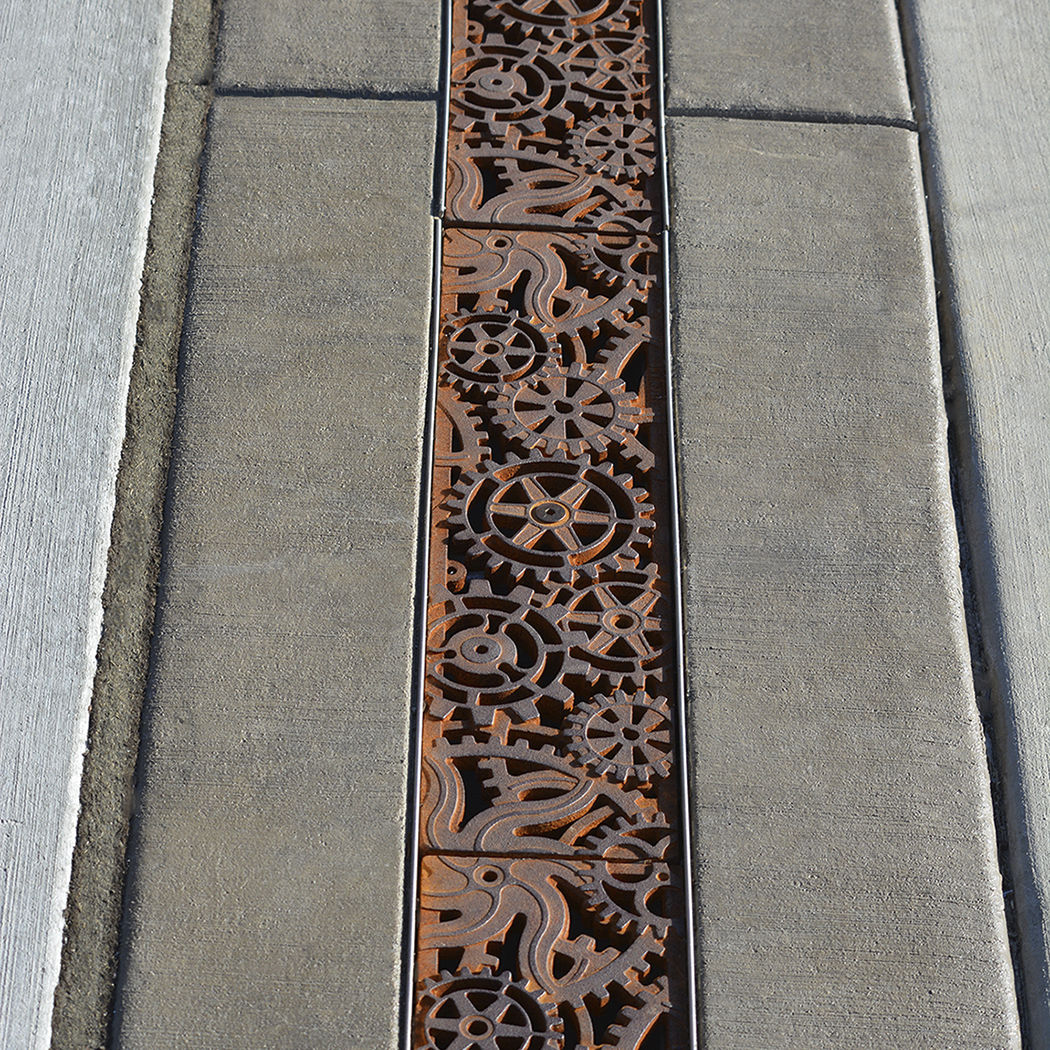 Iron drain grate - DYNAMO - DYA5-20I21 - IRON AGE DESIGNS - for public ...