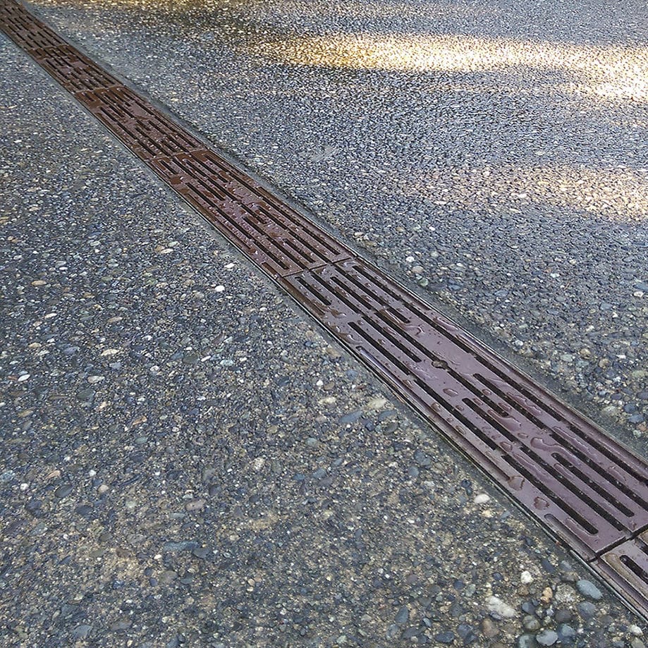 Iron drain grate - RAIN - RNN3-12I01HP - IRON AGE DESIGNS - for public ...