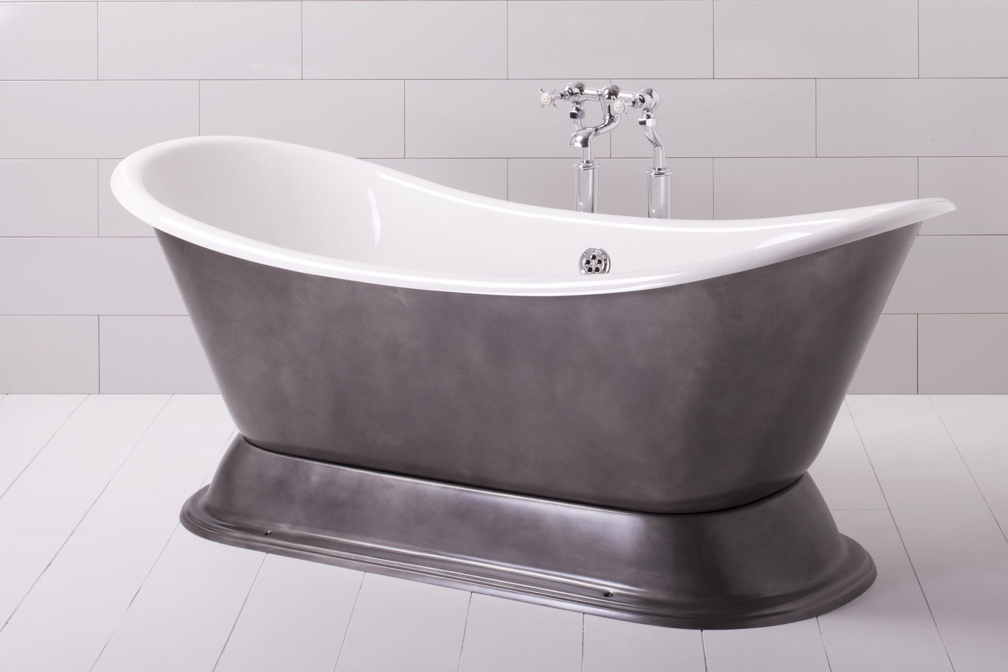 Oval bathtub - IMPERIUM PLINTH - Albion Bath Co - free-standing / back ...