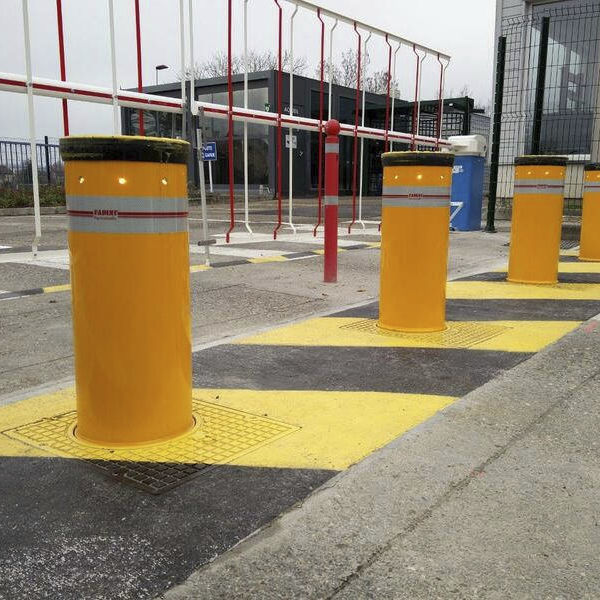 Security bollard - Espacs - parking prevention / access control / metal