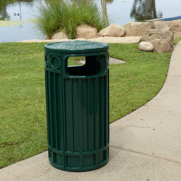 Public trash can - PENNSYLVANIA AVE. - 102 - CANTERBURY DESIGNS ...