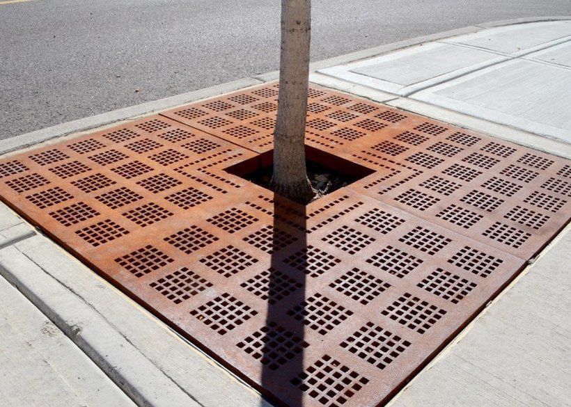 Square tree grate - CENTURY - CANTERBURY DESIGNS - cast iron / cast ...