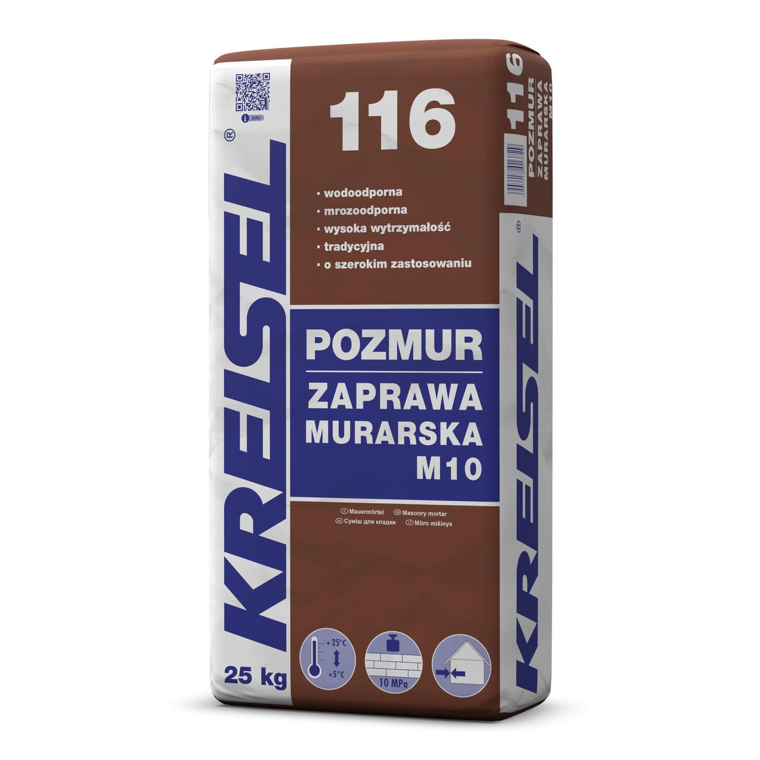 Adhesive mortar - POZMUR 116 M10 - Kreisel - waterproof / reinforcing ...