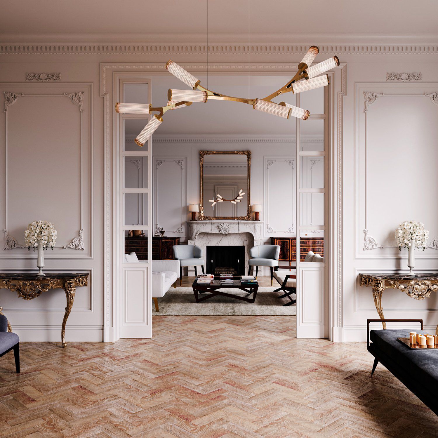 Pendant lamp - HAARA SMALL - cameron designhouse - polished brass ...