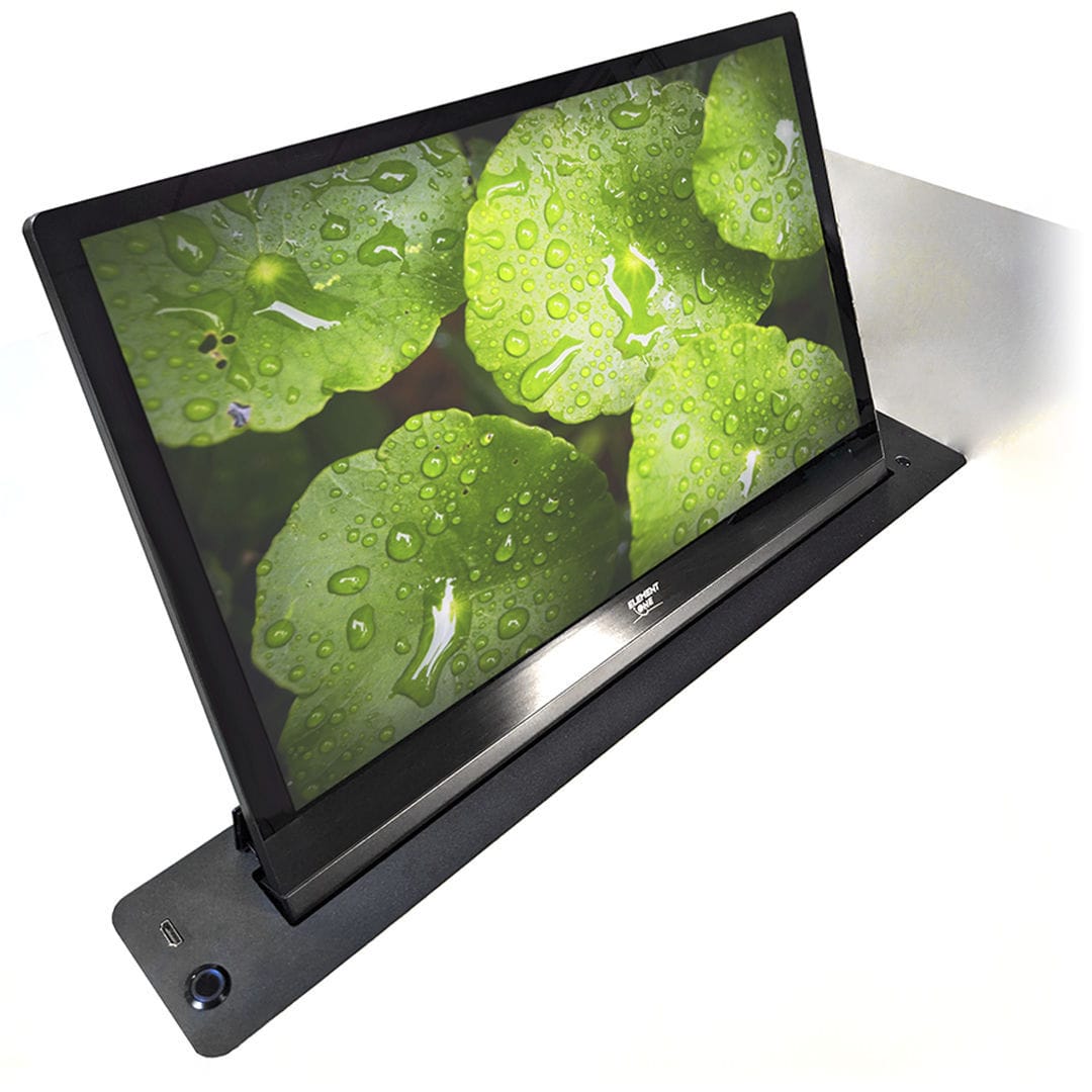 Retractable monitor - CONVERS ONE 240G - ELEMENT ONE - LCD / full-color ...