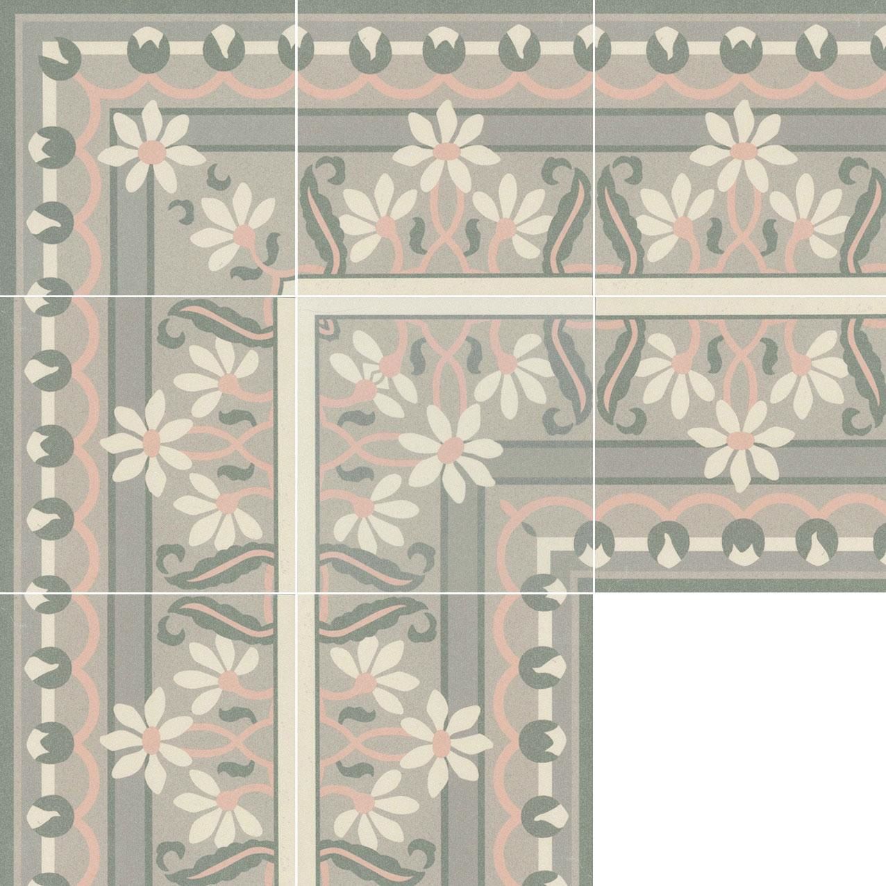 Porcelain border tile - BRIGITTE B - REVOIR PARIS - for floors / wall ...