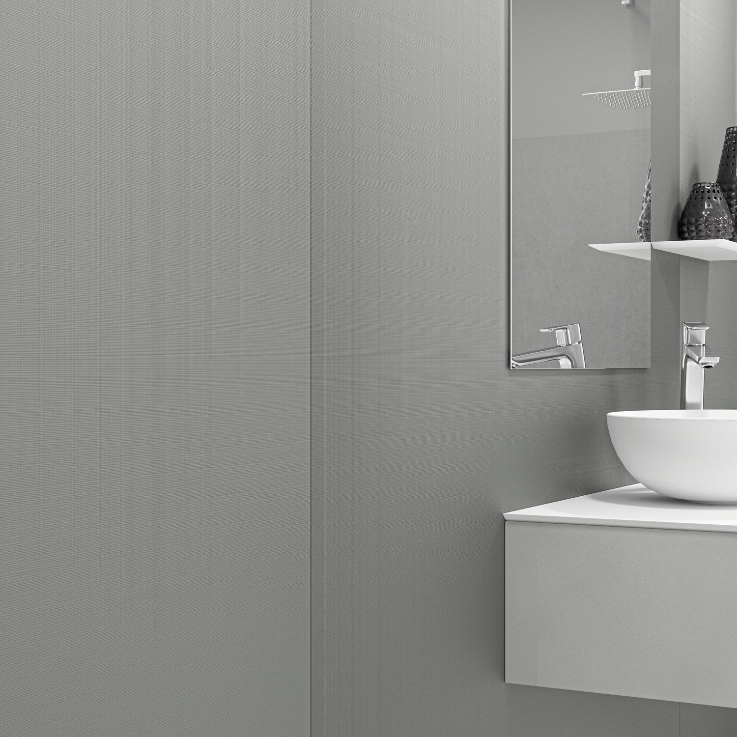 Cover panel - TEXTILE - BAÑOS 10 S.L. - bathroom / smooth / plain