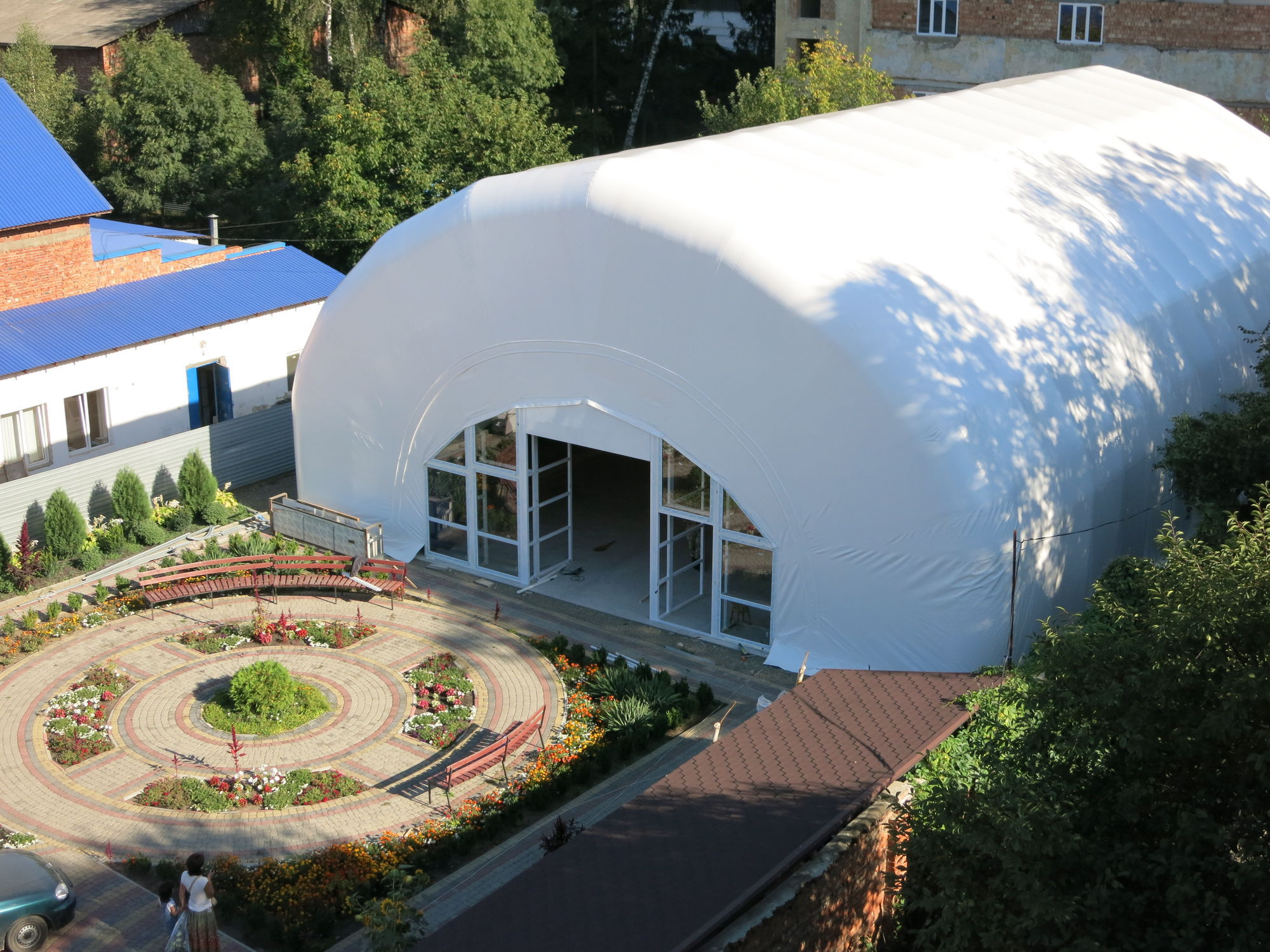 Tennis court inflatable structure - HALL - HOLSTROY - for sports fields ...