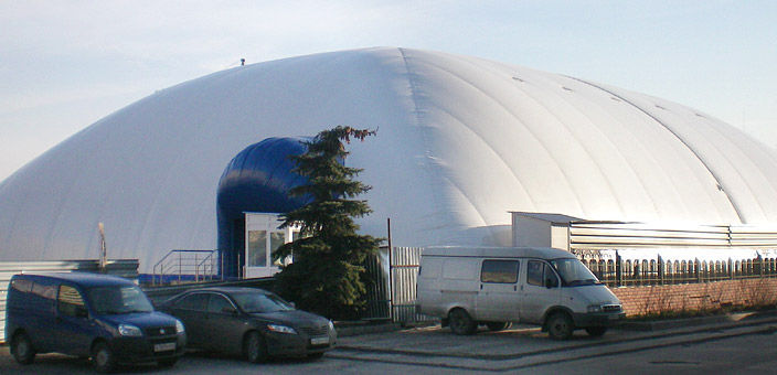 Public space inflatable structure - ICE PALACE - HOLSTROY