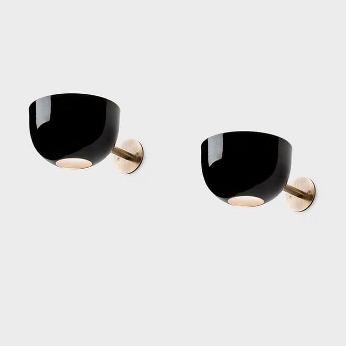 Contemporary wall light - HENRY - MAPSWONDERS - indoor / brass / steel