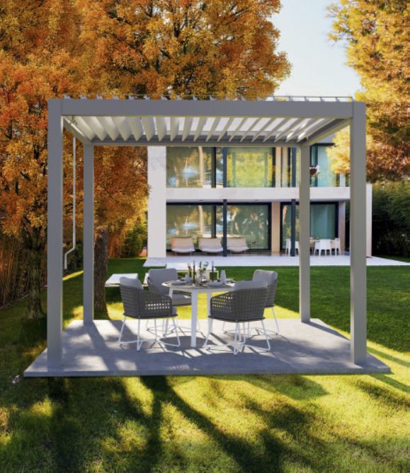 Self-supporting pergola - OPTIMUS - BYART GROUP - aluminum / with ...