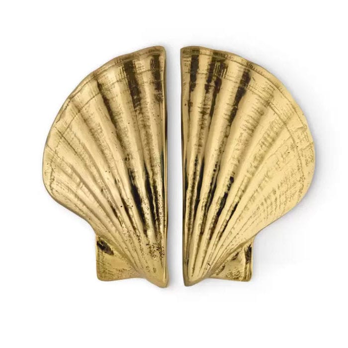 Door pull handle - SEASHELL OC2039 - PullCast - brass / contemporary / home