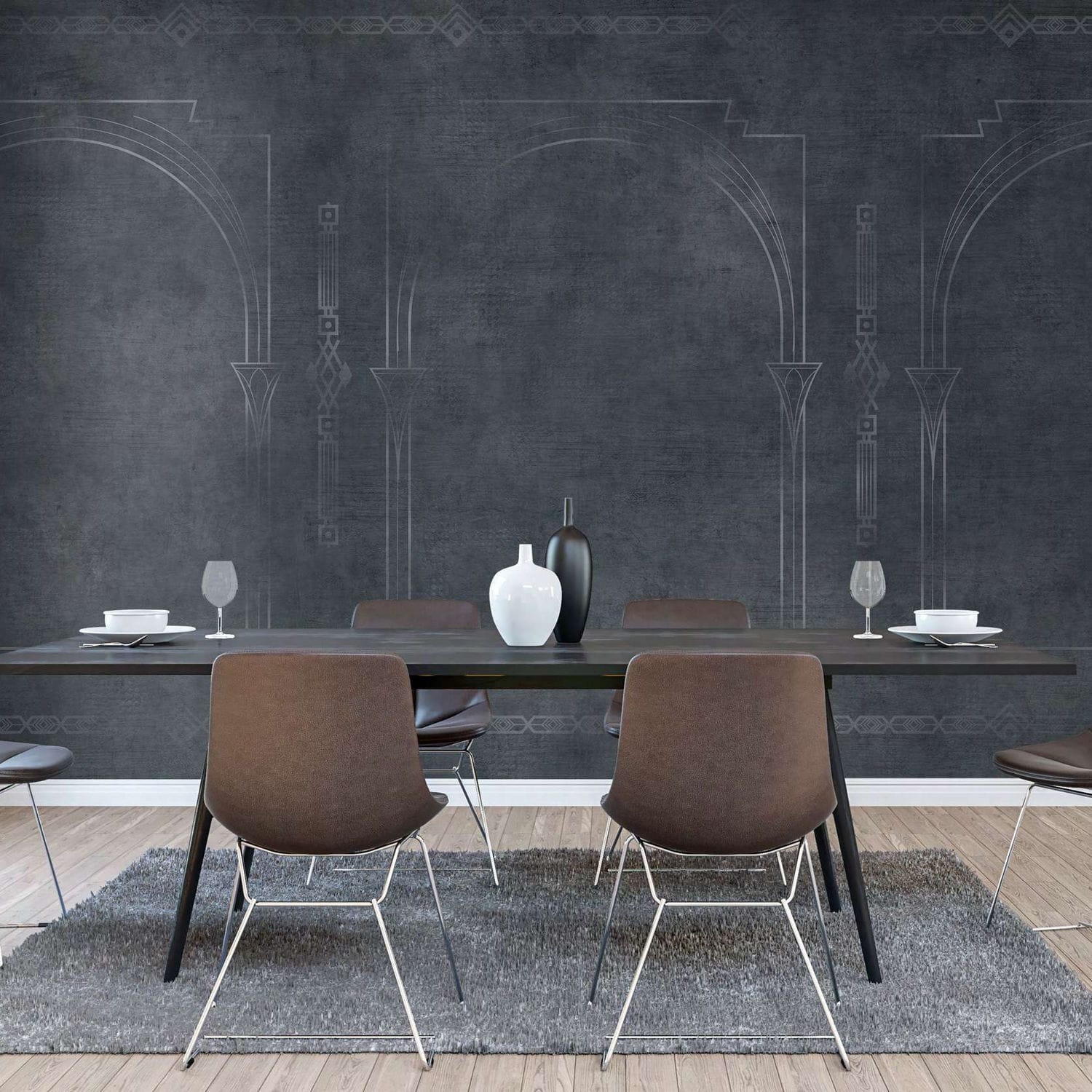 Contemporary wallpaper - GATEWAY - WallyArt - nonwoven fabric ...