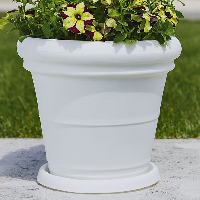 Rotomolded polyethylene plant pot - ROME : DOPPIOBORDO LISCIO - MONACIS ...