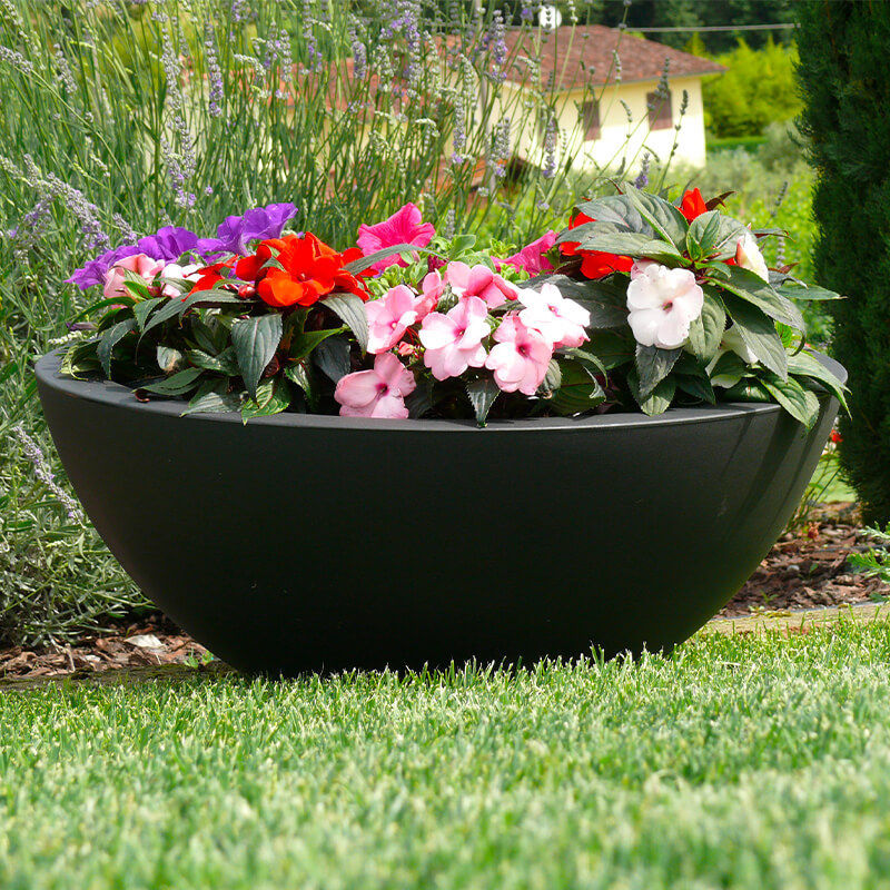 Rotomolded polyethylene plant pot - Cefeo - PASQUINI & BINI - round ...