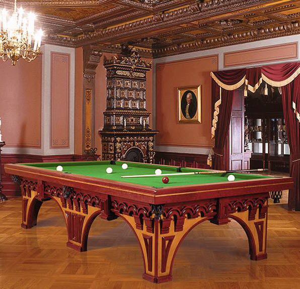 Classic pool table - ROSSI - Bilijardai JSC - commercial / home / solid ...