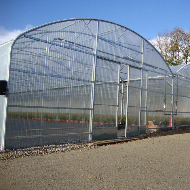 Commercial greenhouse - 9,60M ATLANTIQUE - Serres Jrc - gardening ...