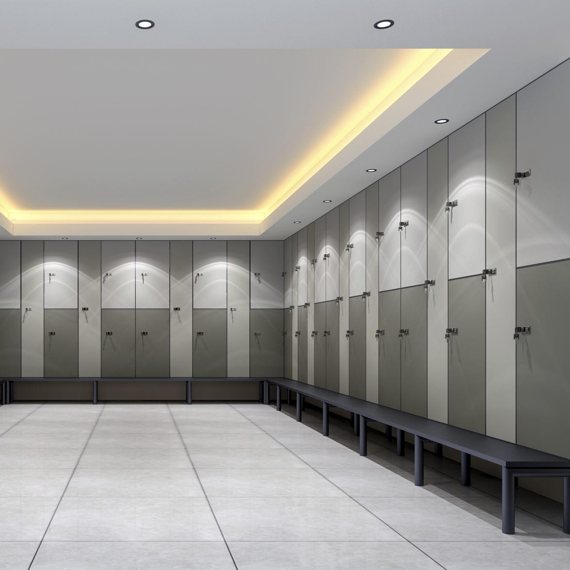 HPL locker - PHENOLIC - Brikley - for sports facility / commercial ...