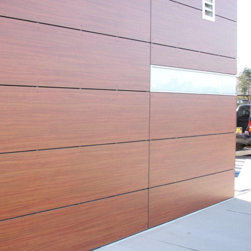 Laminate wall cladding panel - Brikley - for interior walls / exterior ...