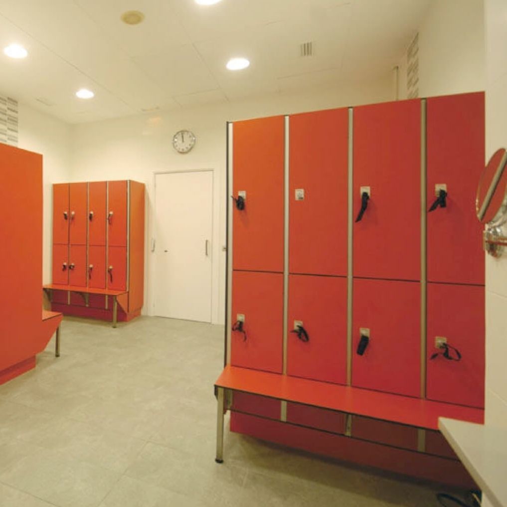 HPL locker - WITH ALUMINIUM STRUCTURE - Brikley - combination / for ...
