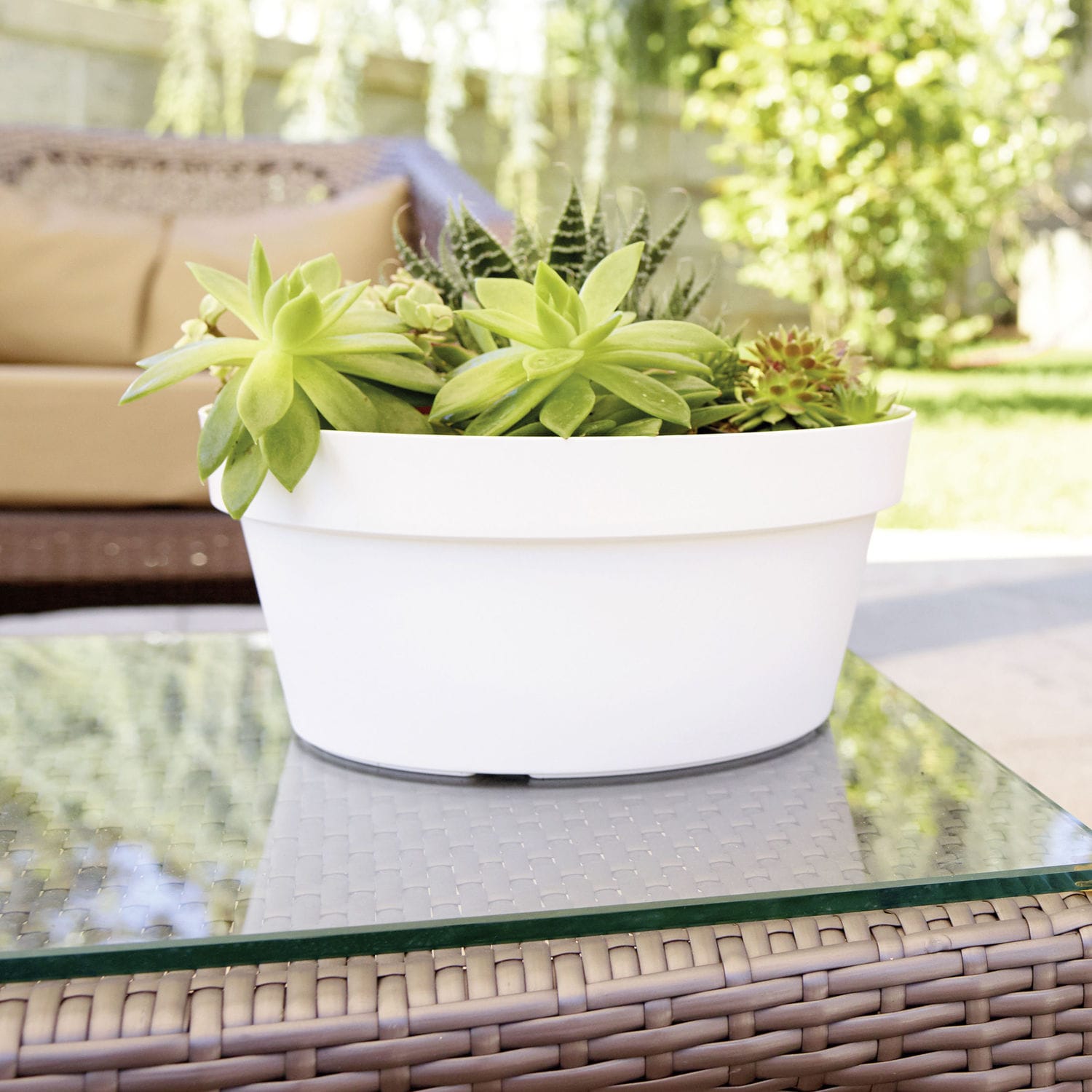 Polypropylene planter - CAPRI : BOWL - Artevasi, S.A - round ...