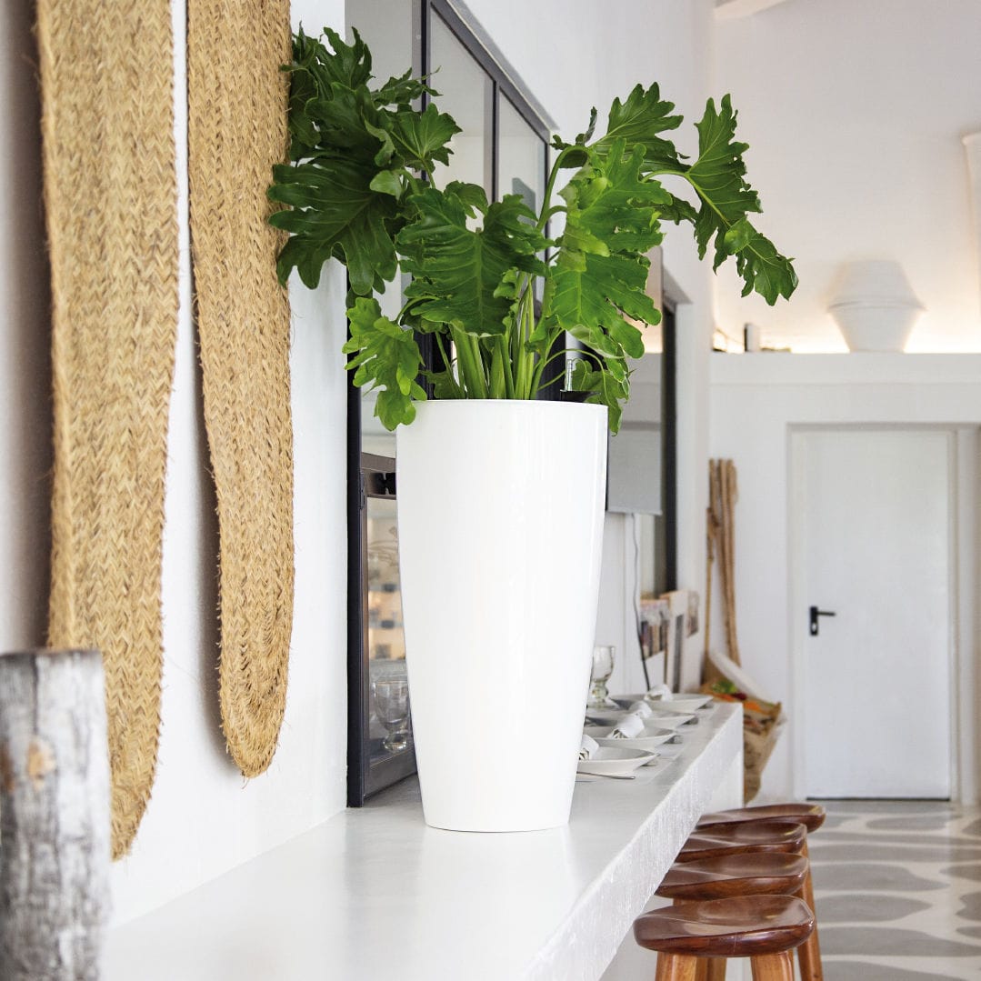 Polypropylene plant pot - SANTORINI - Artevasi, S.A - round / smart