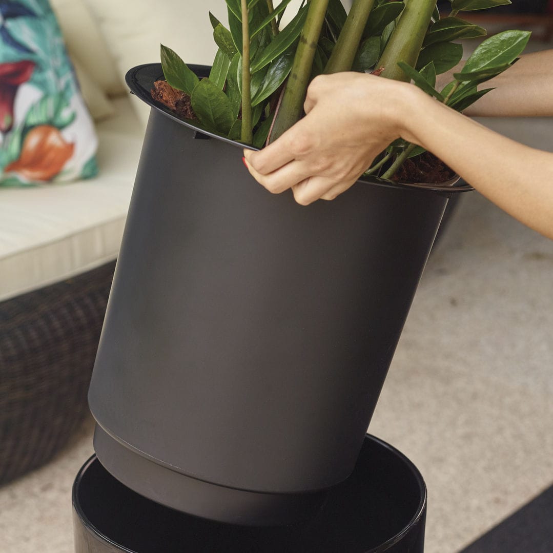 Polypropylene flower pot - SANTORINI - Artevasi, S.A - built-in / round ...