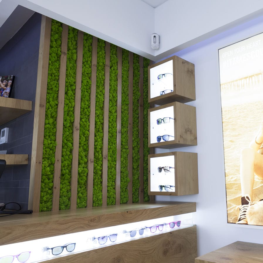 Preserved green wall - CUSTOM - Greenarea - modular-panel / custom / moss