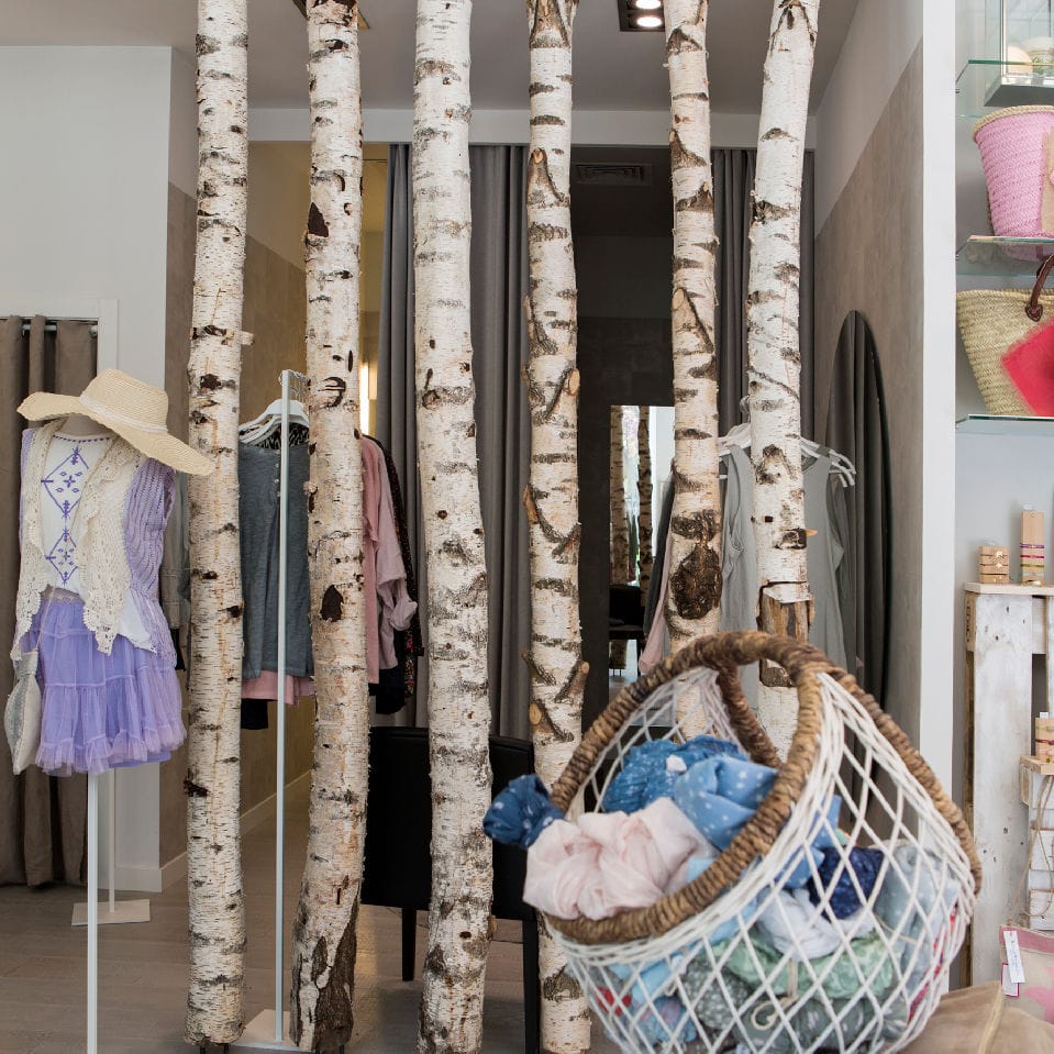 Wood baulk - BIRCH TRUNKS - Greenarea