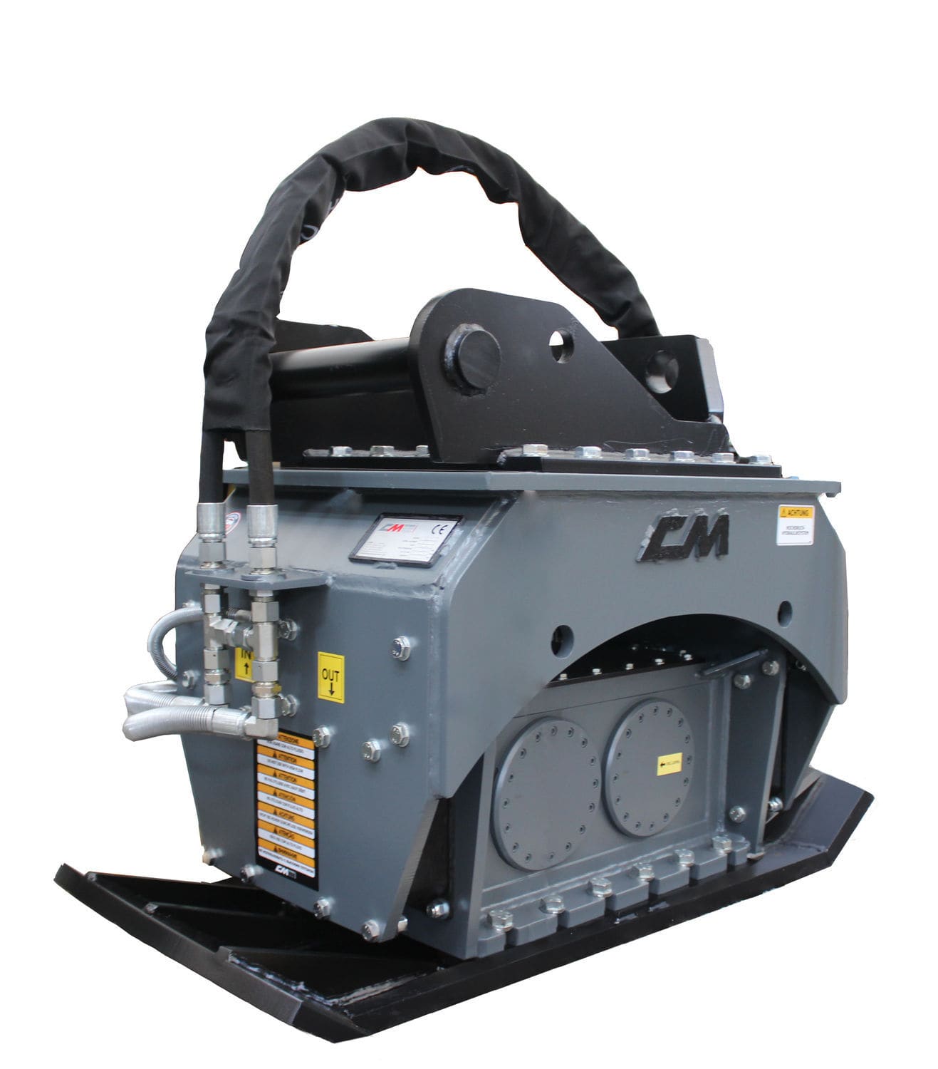 Excavator vibratory plate compactor - PV SERIES - CM Srl - compactor