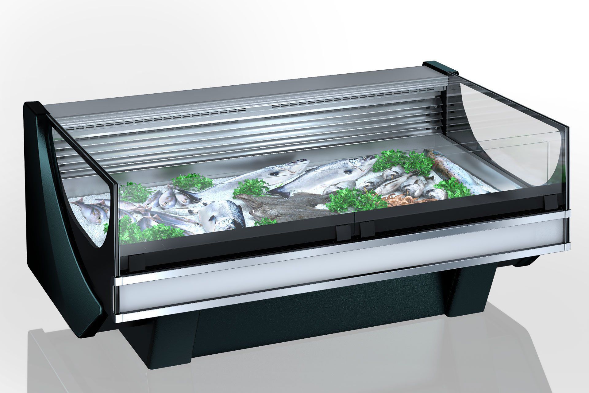 Counter refrigerated display case - MISSOURI COLD DIAMOND MC 126 FISH ...