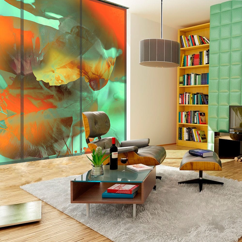Fabric sliding panel - Virtuoz'Art