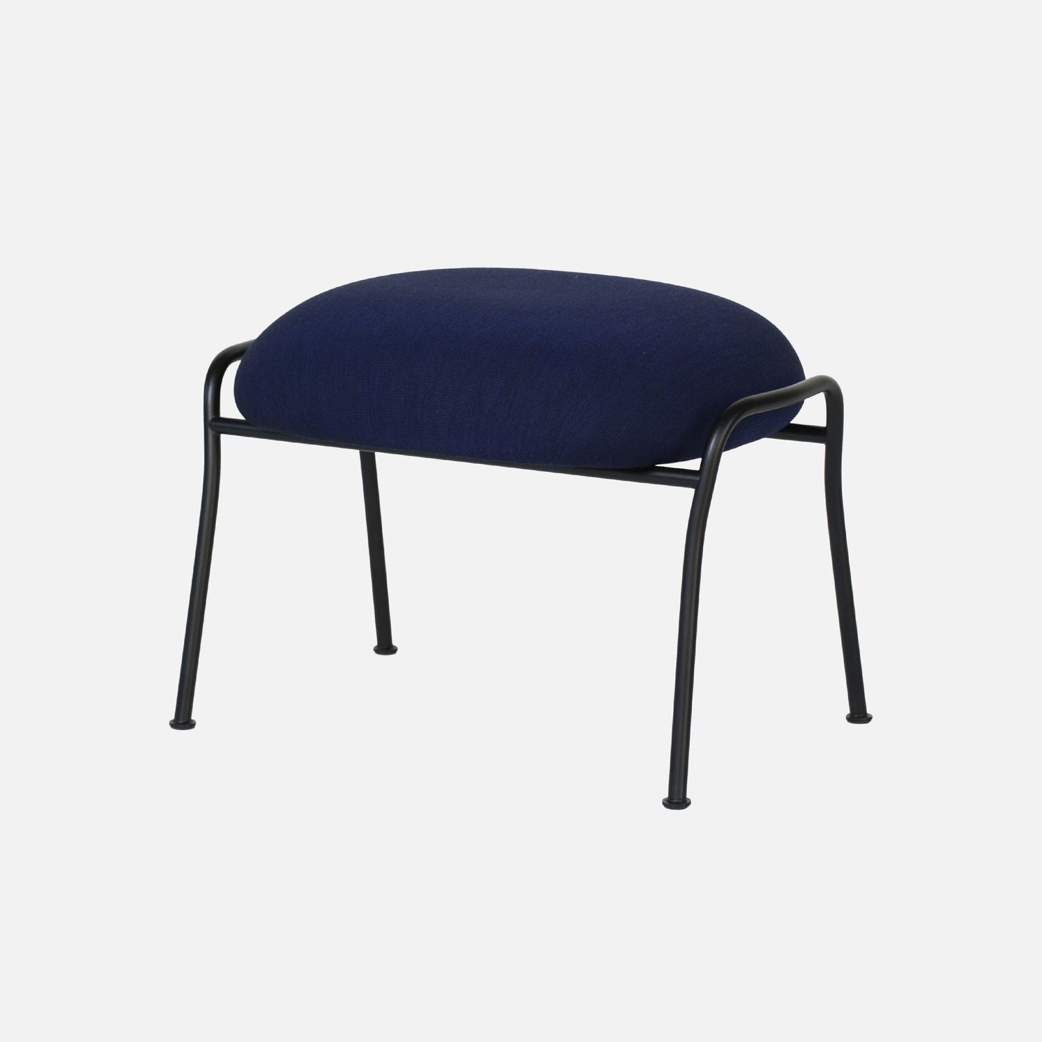 Contemporary ottoman - HAI - hem - metal / upholstered