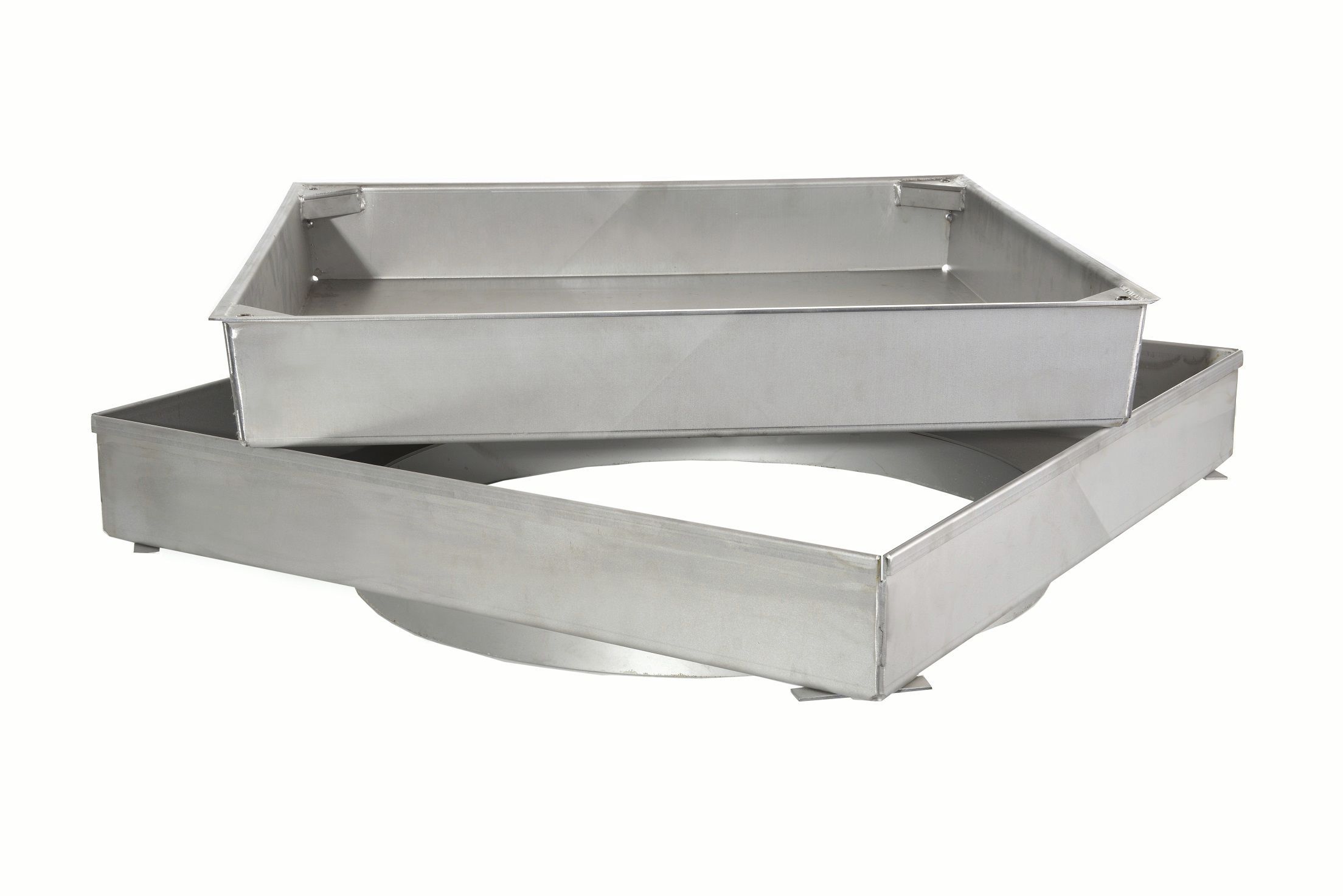 Galvanized steel manhole cover / square / custom - BG Betonwaren GmbH