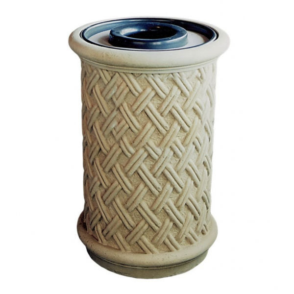 Home trash bin enclosure - LYON - PLANTERS UNLIMITED - fiber cement